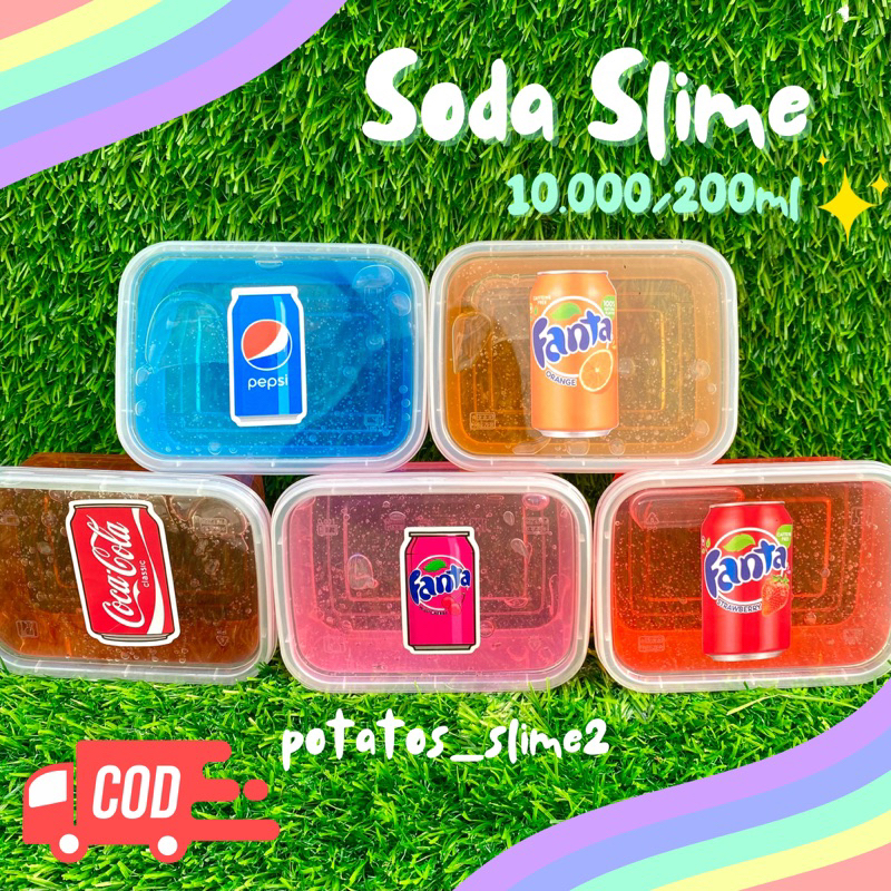 Jual Soda Slime By Potatos_Slime2 Termurah dan Berkualitas | Shopee ...