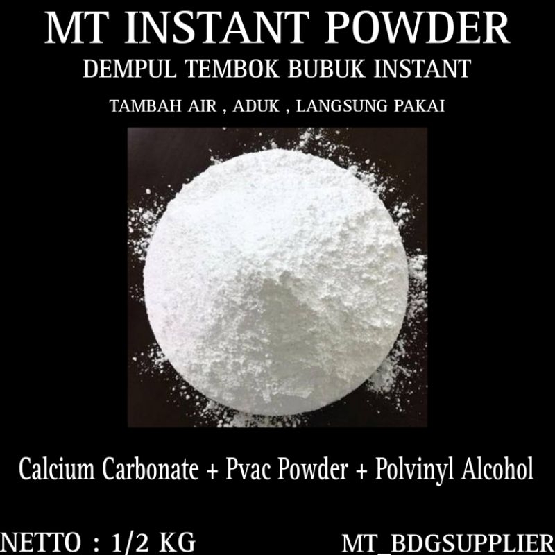 Jual MT INSTANT POWDER DEMPUL TEMBOK BUBUK WALLPUTY 1/2 KG TINGGAL ...