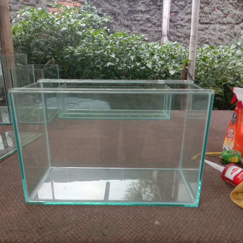 Jual Akuarium kaca 30*20*20 / Aquarium custom / Akuarium ikan chana ...