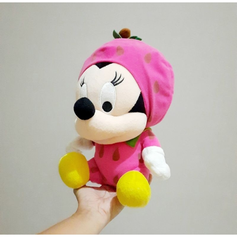 Jual Boneka Minnie Costum Buah Stawberry Original Disney Baby Size 30 ...