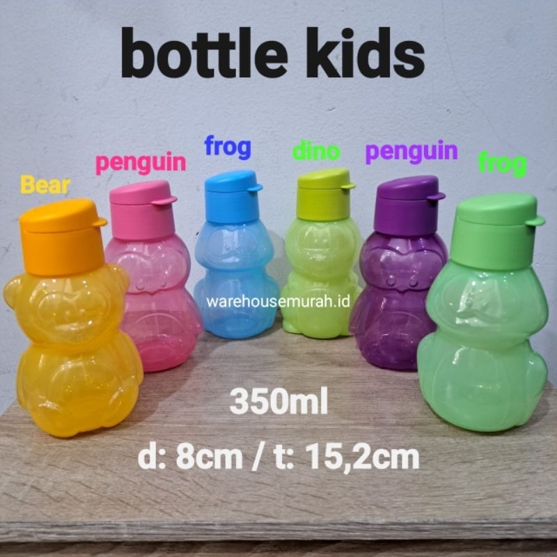 Jual Eco Kids tupperware 350ml botol minum anak karakter 1 PCS, KOLEKSI JADUL !!! Bahan Lebih ...
