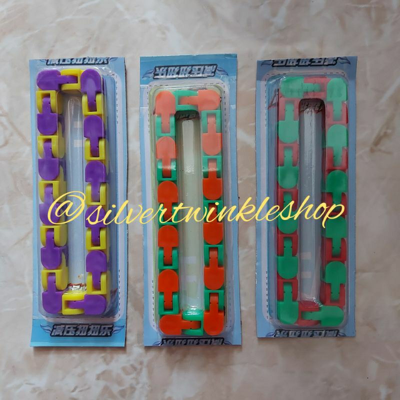 Jual Mainan edukasi anak rubik rantai snake ular puzzle yogjun magic ...