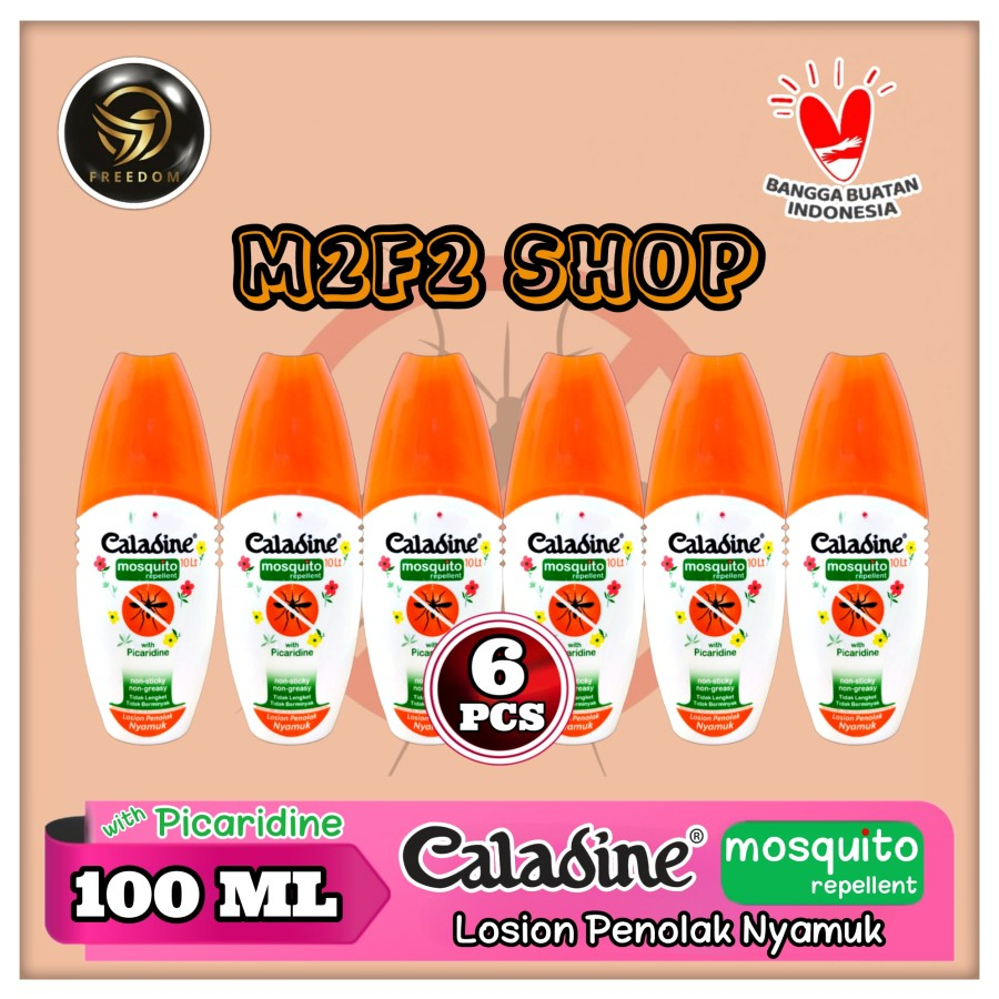 Jual Lotion Caladine Mosquito Spray Anti Nyamuk Repellent - 100 ml (Kemasan 6 Pcs) | Shopee ...
