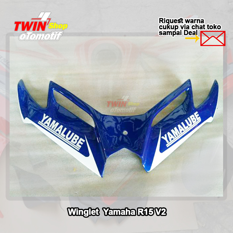 Jual Winglet buat yamaha R15 old yamaha R15 V2, Winglet R15 V2 | Shopee ...