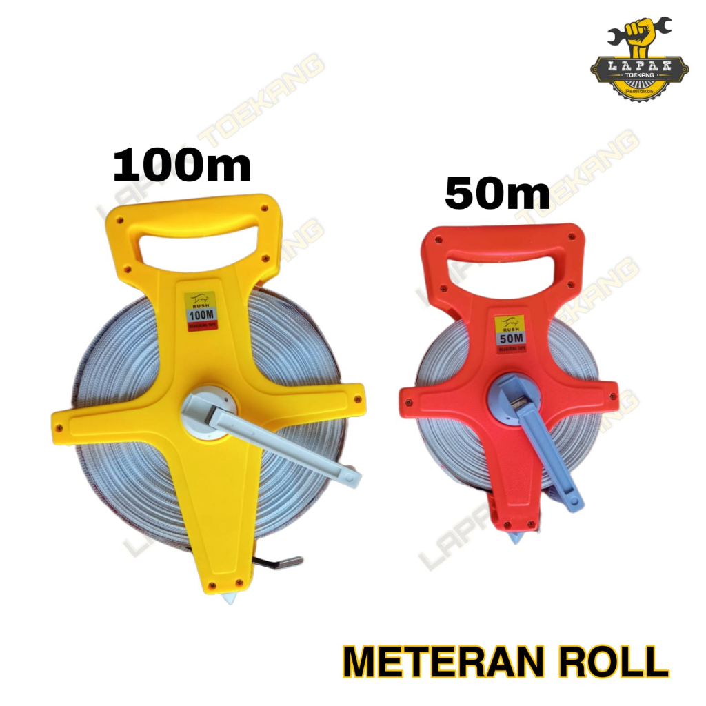 Jual Meteran Rol / Meteran Tancap 50 100 Meter | Shopee Indonesia