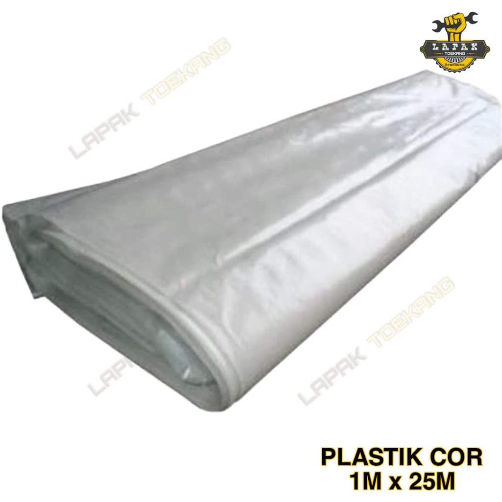 Jual Plastik Lembaran PE Cor Rol Panjang 25m Double Layer /Model Sarung | Shopee Indonesia