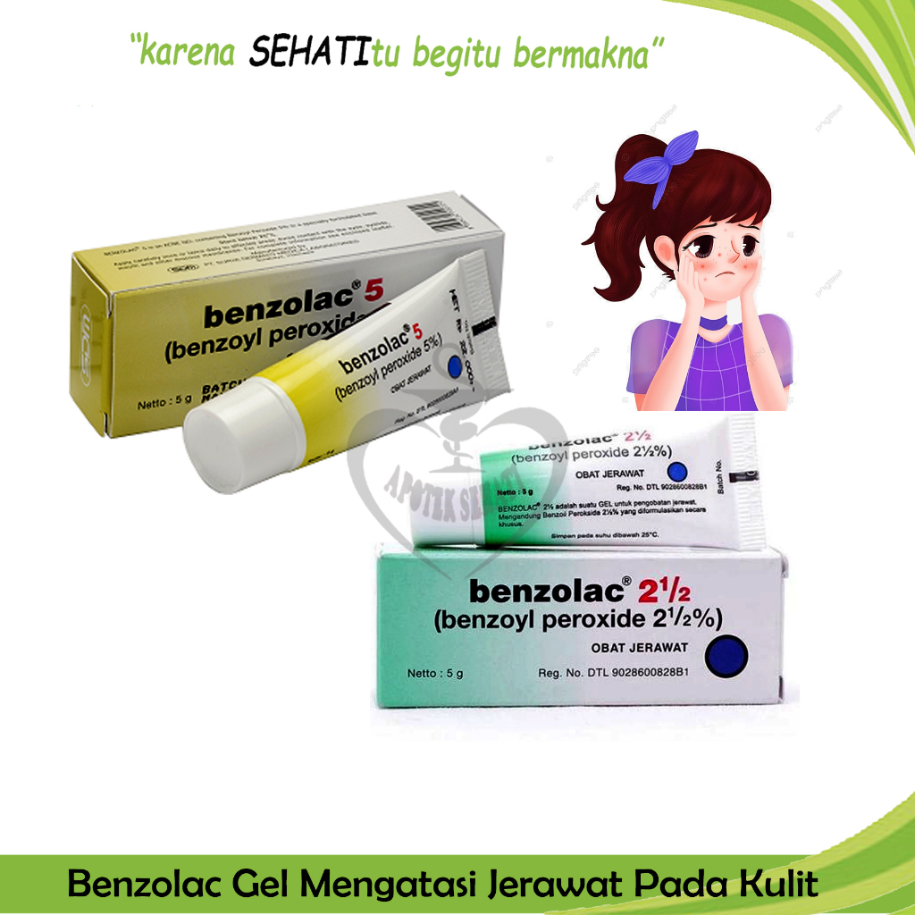 Jual Berkualitas Benzolac 2,5% Obat Jerawat Ampuh Benzolac CL | Shopee ...