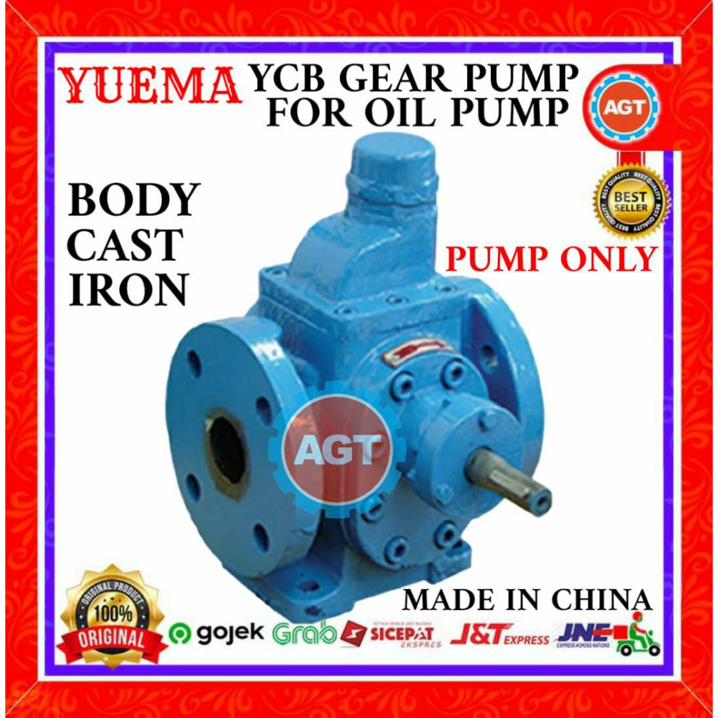 Jual YUEMA GEAR PUMP YCB 8/0.6 IN-OUT 2-1/2" CIRCULAR TEETH - PUMP ONLY ...