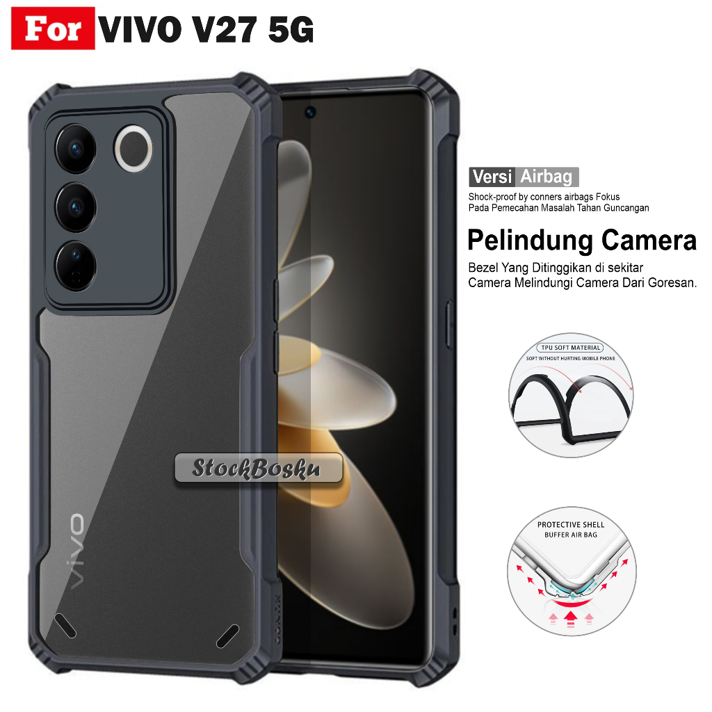 Jual Casing Hp Vivo V27 5G Hard Case Anti Licin Premium Transparant ...