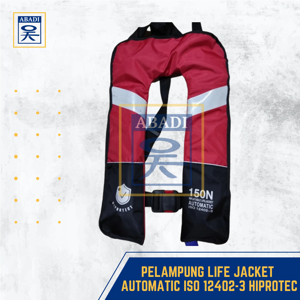 Jual PELAMPUNG LIFE JACKET AUTOMATIC ISO 12402-3 HIPROTEC | Shopee ...