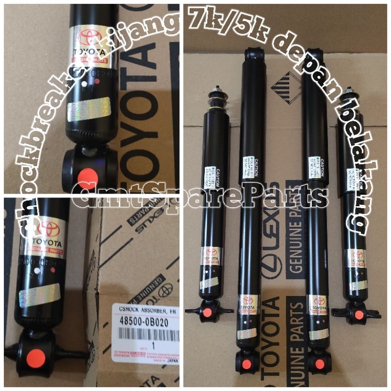 Jual shockbreaker shock absorber kijang super kapsul 5k 7k depan belakang toyota asli original 4 ...