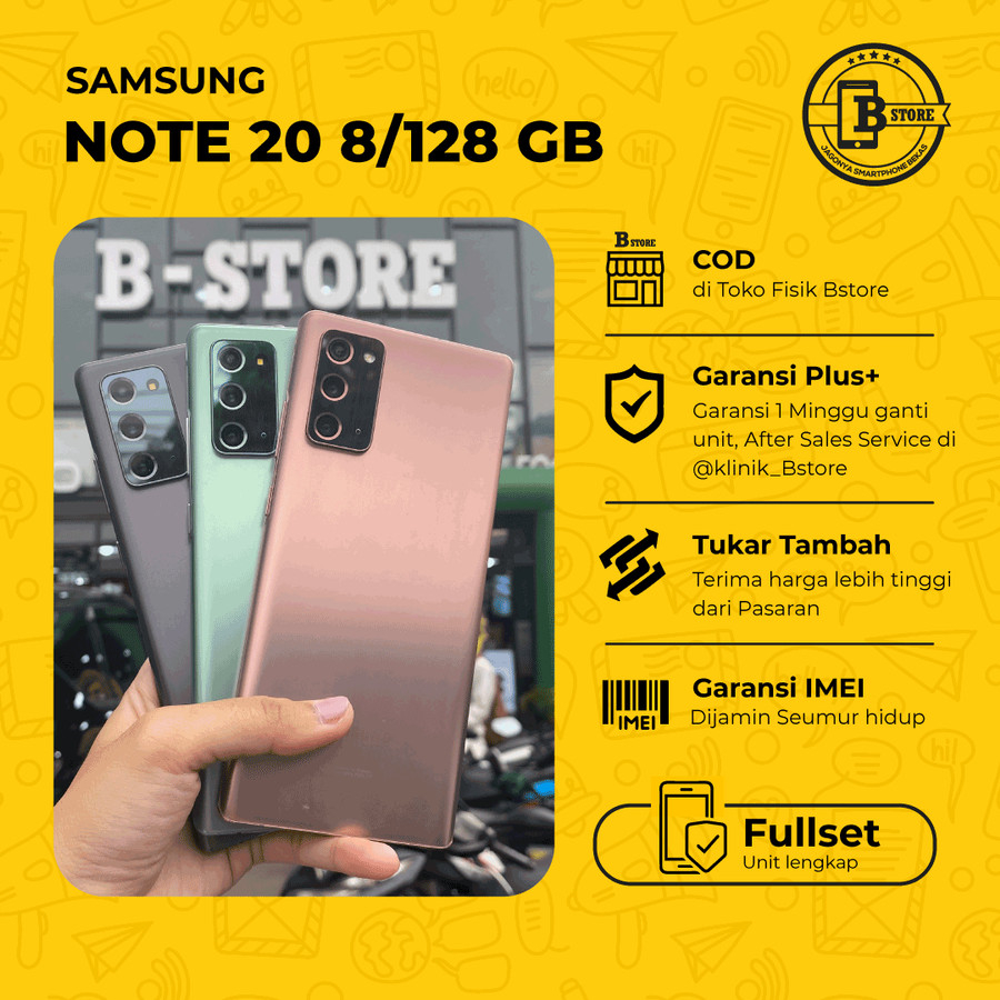 Jual Samsung Galaxy Note 20 - Ram 8 GB - 128 GB - COD SURABAYA | Shopee Indonesia