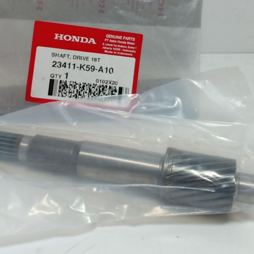 Jual As Pully, Shaft Drive 18T Honda Vario 150 eSP 23411-K59-A10 | Shopee Indonesia