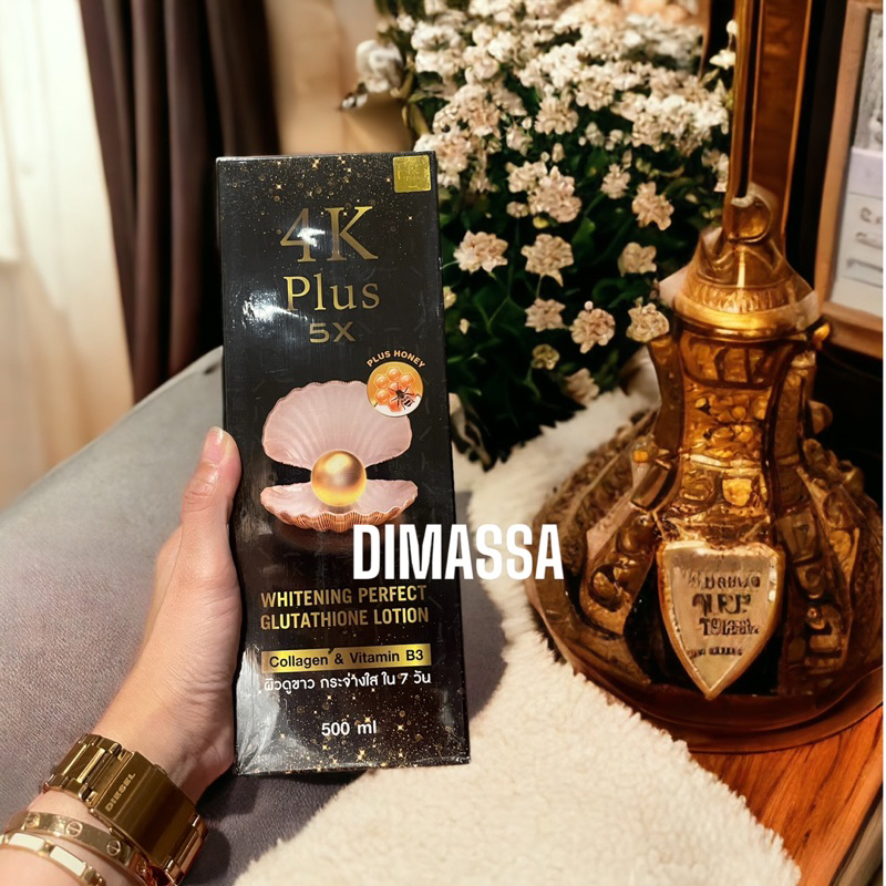Jual [ 4K PLUS LOTION ] 4K PLUS 5X WHITENING PERFECT GLUTATHIONE LOTION ...