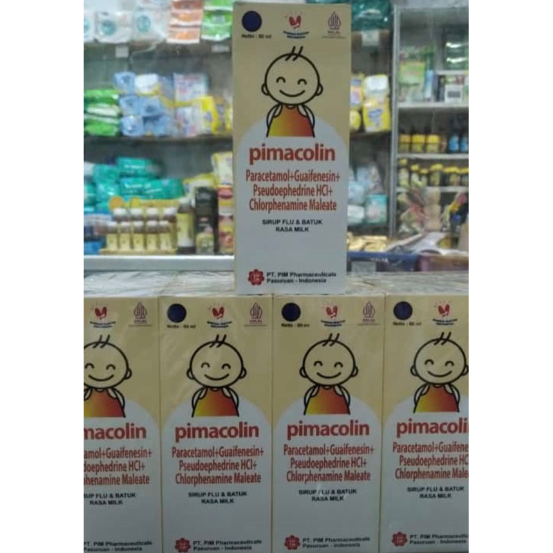 Jual PIMACOLIN SIRUP FLU & BATUK RASA SUSU 60ML | Shopee Indonesia