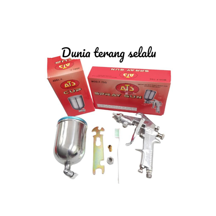 Jual Spray Gun ATS F 75 G Tabung Atas 400 ml - Semprotan Cat Tabung ...