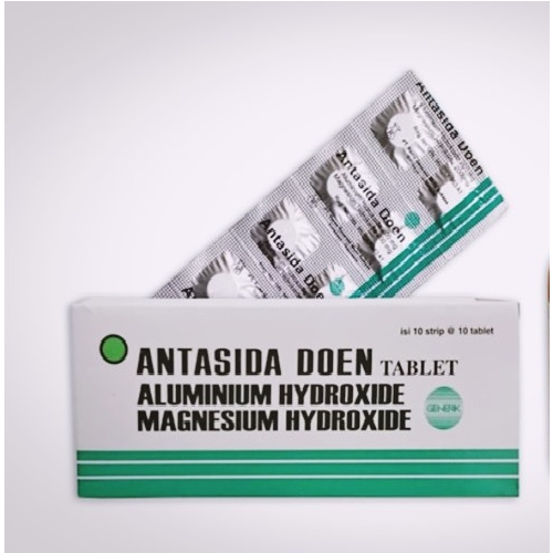 Jual Antasida Doen 1 Strip isi 10 Tablet - Obat Sakit Maag | Shopee ...