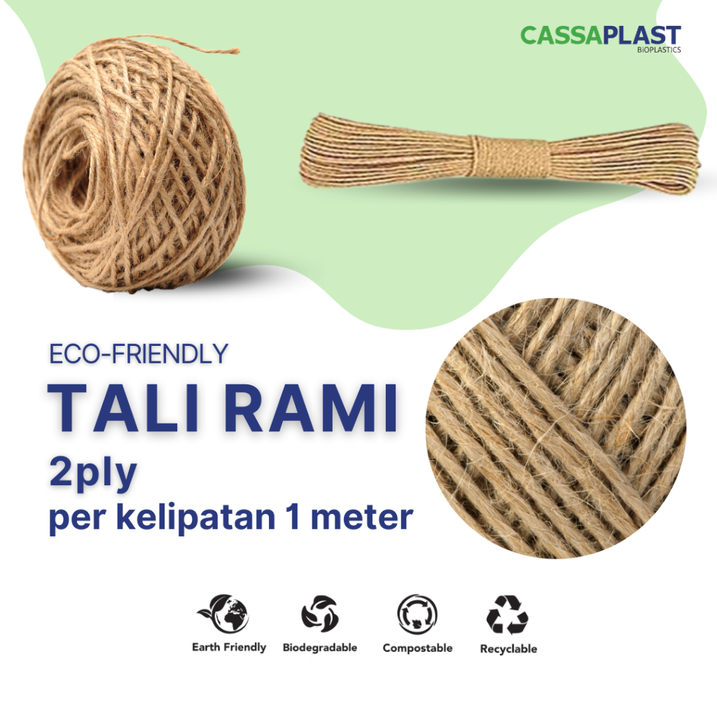 Jual Tali Rami Goni 2 ply Harga Per Meter | Shopee Indonesia