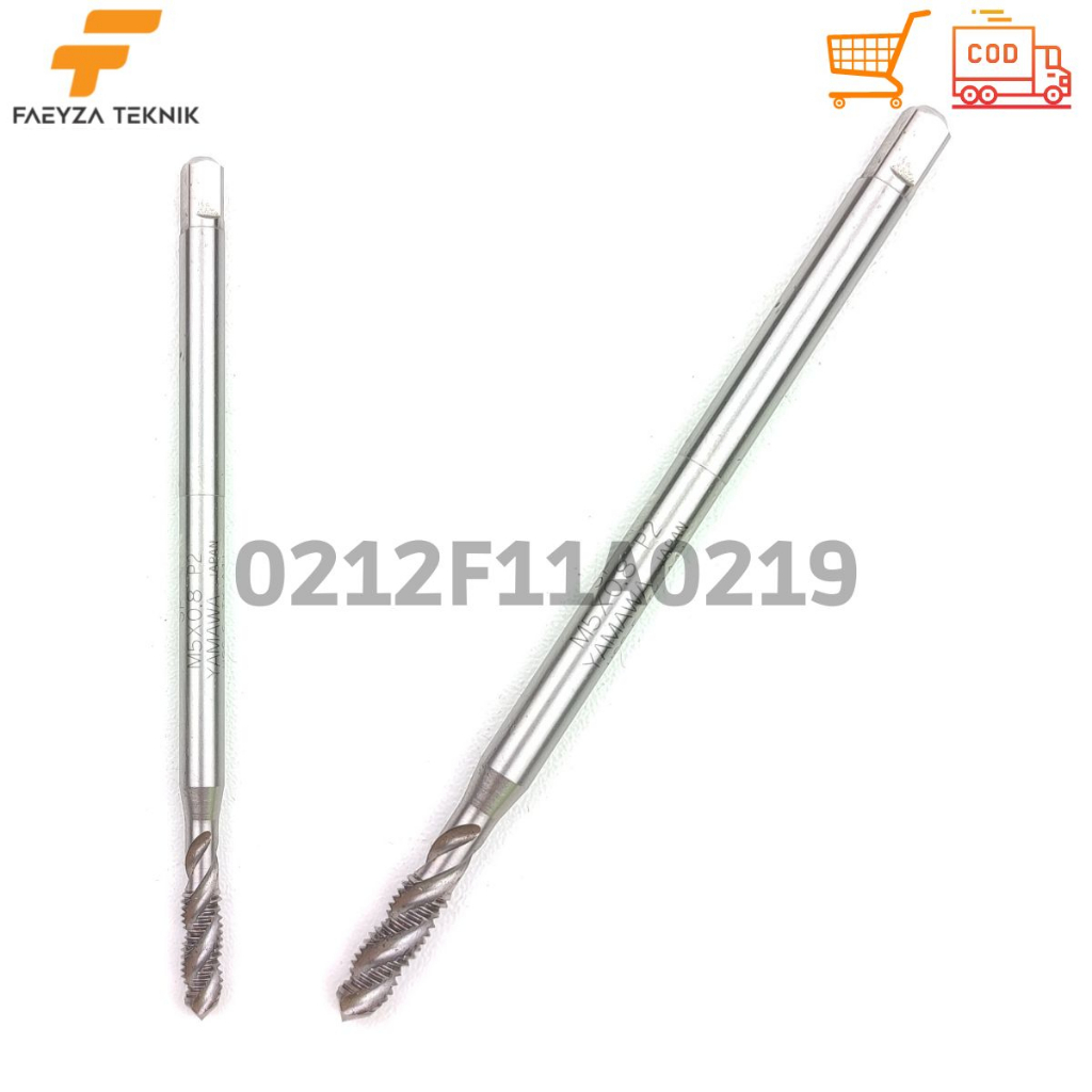 Jual Tap M5 x 0.8 x 100mm Spiral Tap Baut 8 OSG Bukan Yamawa | Shopee ...