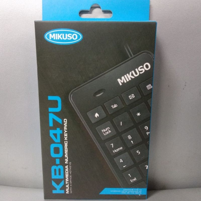 Jual Keyboard Numeric Mikuso KB-047U - Keyboard Angka Mini Original ...
