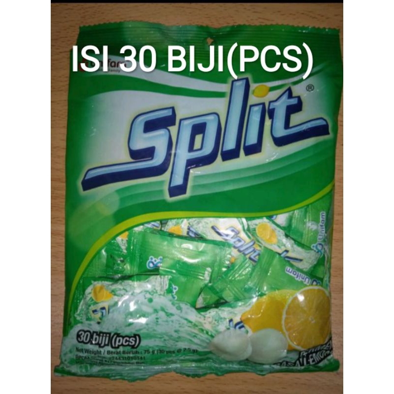 Jual Permen Split / Permen Rasa Lemon 75 gr (isi 30pc) | Shopee Indonesia