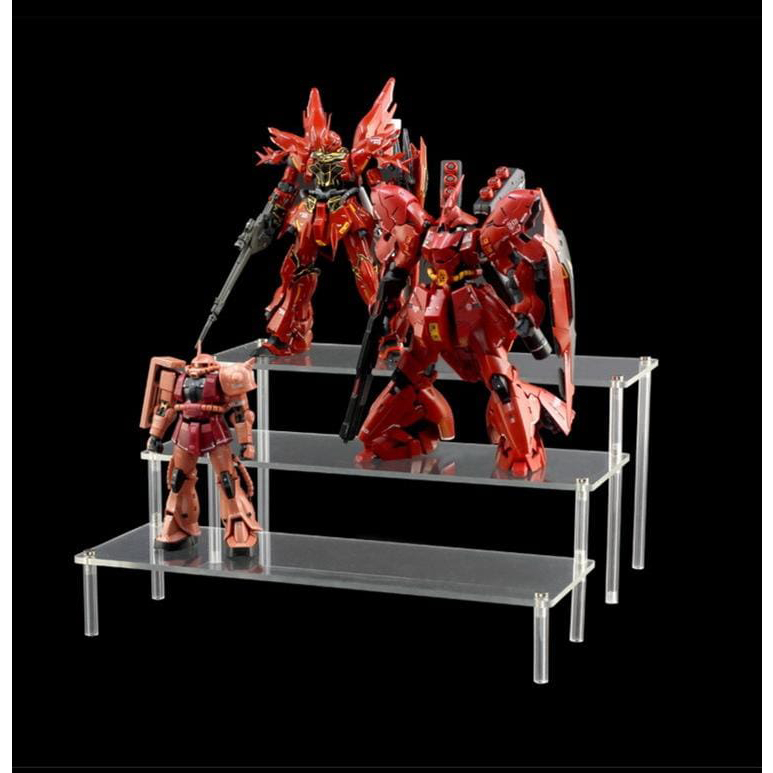 Jual Stand Base Display Acrilic Akrilik Tingkat Action Figure Gundam ...