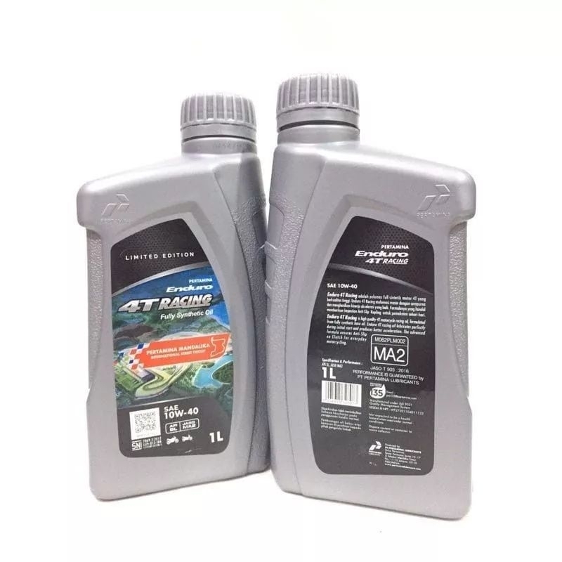 Jual OIL PERTAMINA ENDURO 4T RACING 10W-40 API SERVICE SL JASO MA2 OLI ...