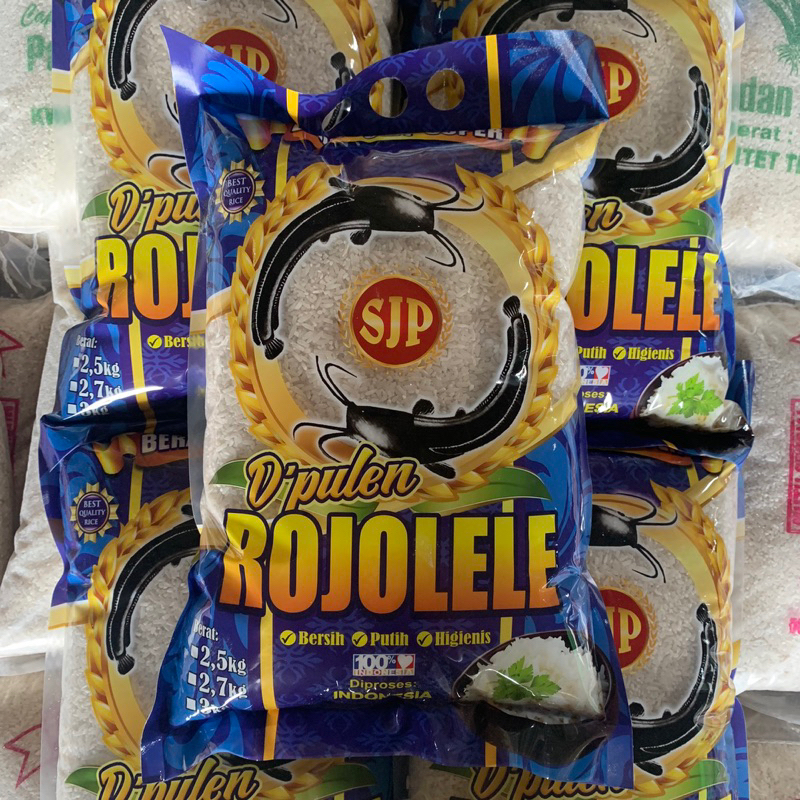 Jual Beras Rojolele 3kg beras pulen cap rojo lele 3 kg | Shopee Indonesia