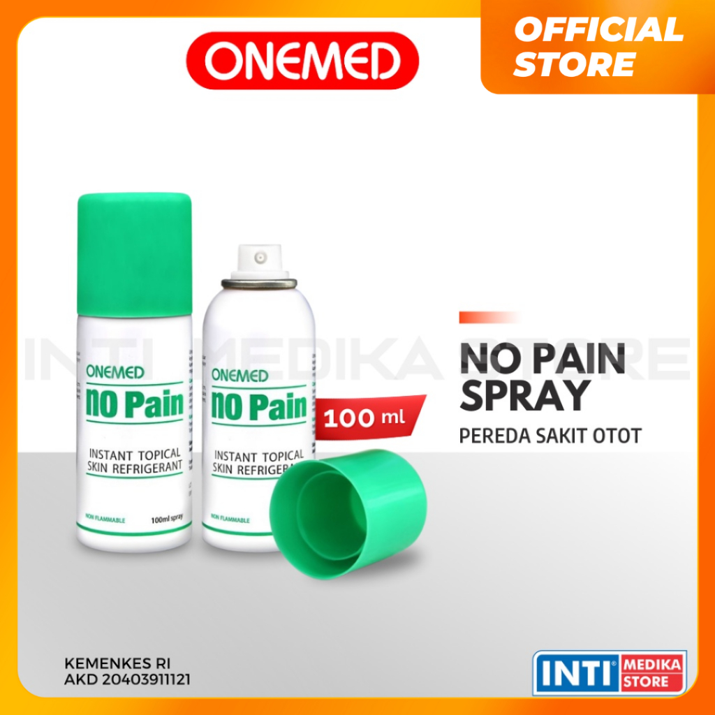 Jual ONEMED - No Pain Spray 100ml Pereda Nyeri Otot | Semprotan Kram ...