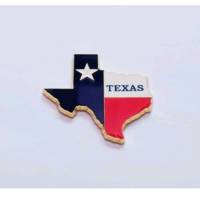 Jual Souvenir magnet kulkas peta Texas map oleh oleh negara Amerika ...