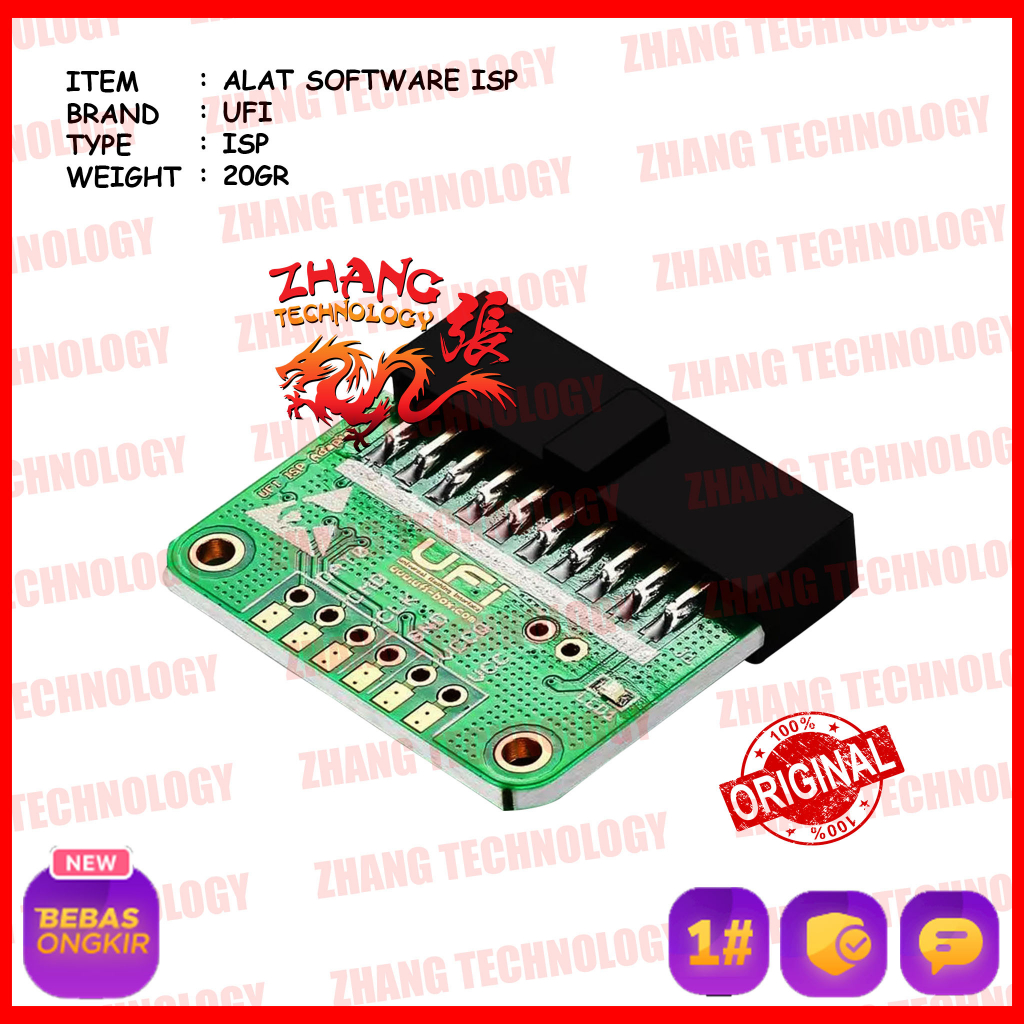 Jual ALAT SOFTWARE ISP UFI NEW SOCKET ADAPTER V2 PROGRAMMER ORIGINAL ...
