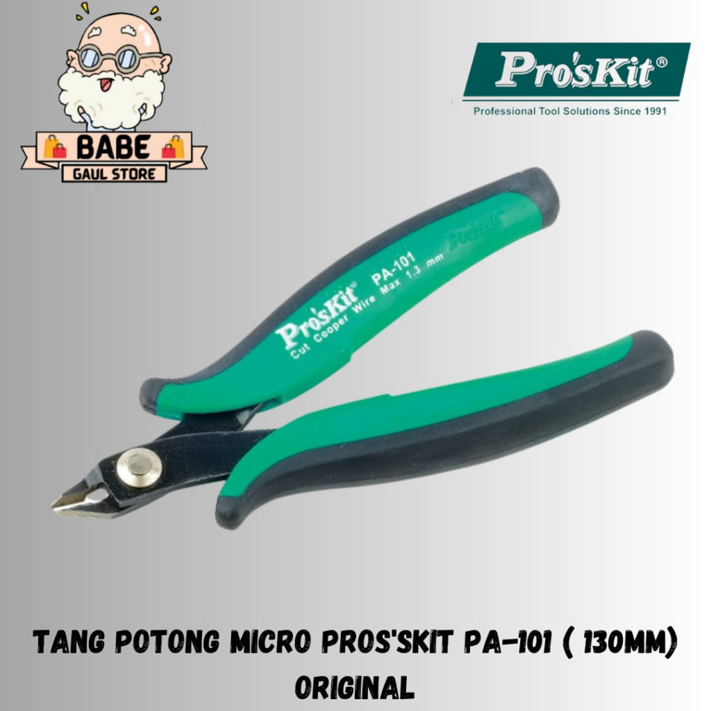 Jual TANG POTONG PRO'SKIT PA-101 MICRO CUTTING PLIER ( 130MM ) ORIGINAL ...
