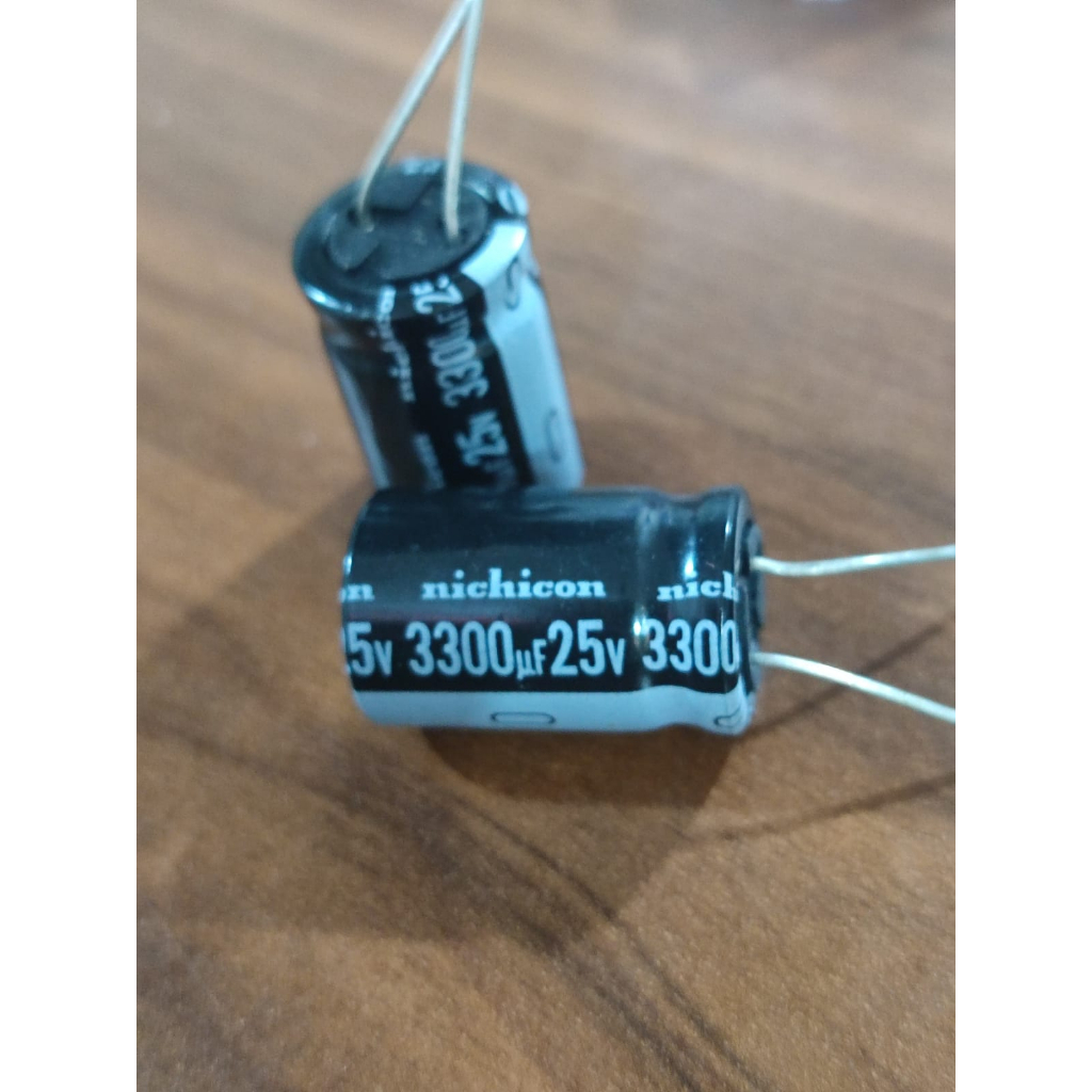 Jual Kapasitor Capacitor ELCO 3300uf 25v / 3300 uf 25 v / 3300uf/25v ...