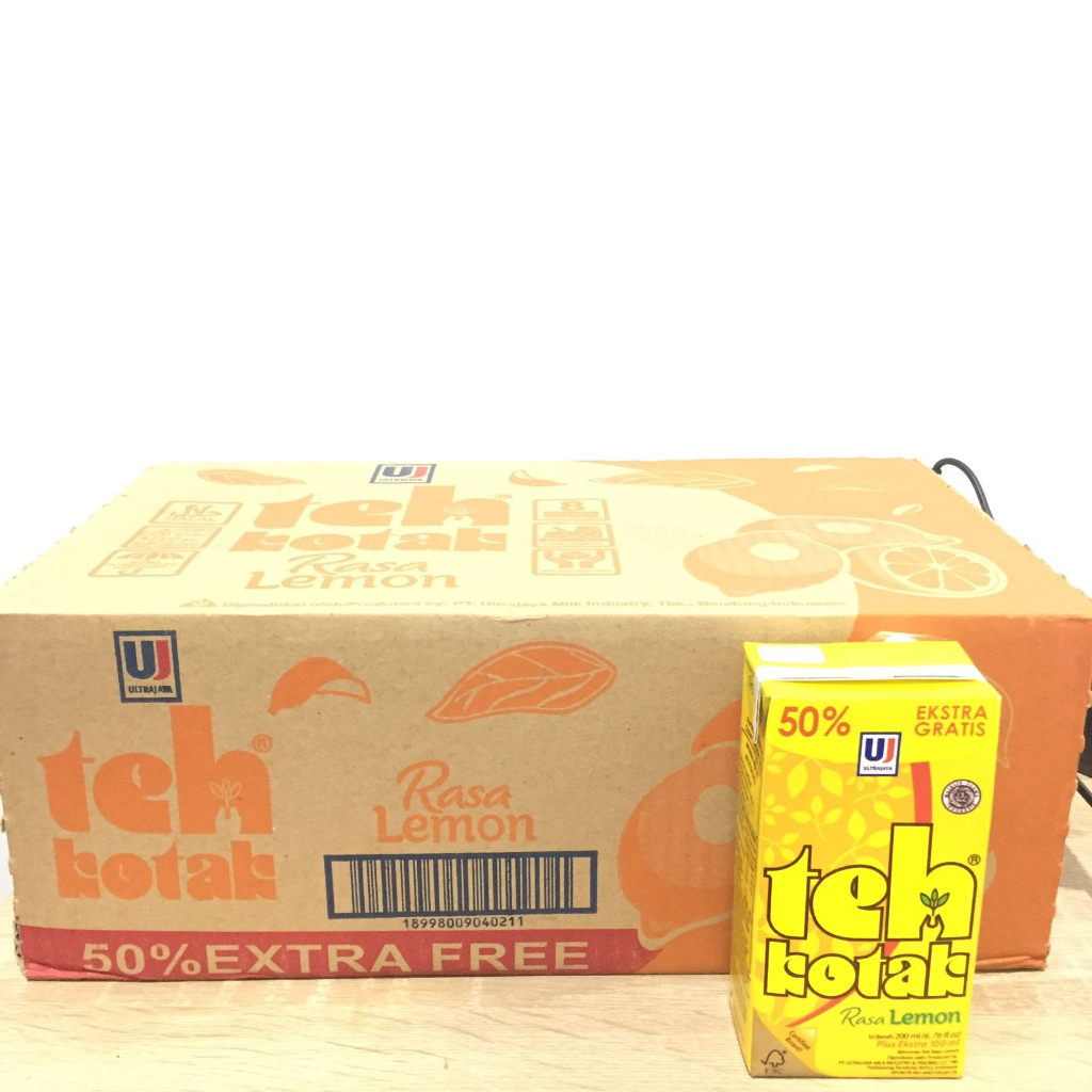 Jual Teh Kotak Rasa Lemon 300 ml ( 1 dus ) | Shopee Indonesia