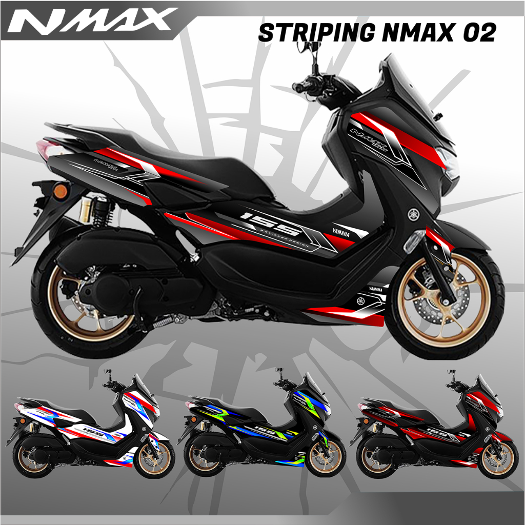 Jual STRIPING FULL BODY NMAX VARIASI MOTIF SIMPLE DAN KEREN YAMAHA NMAX ...
