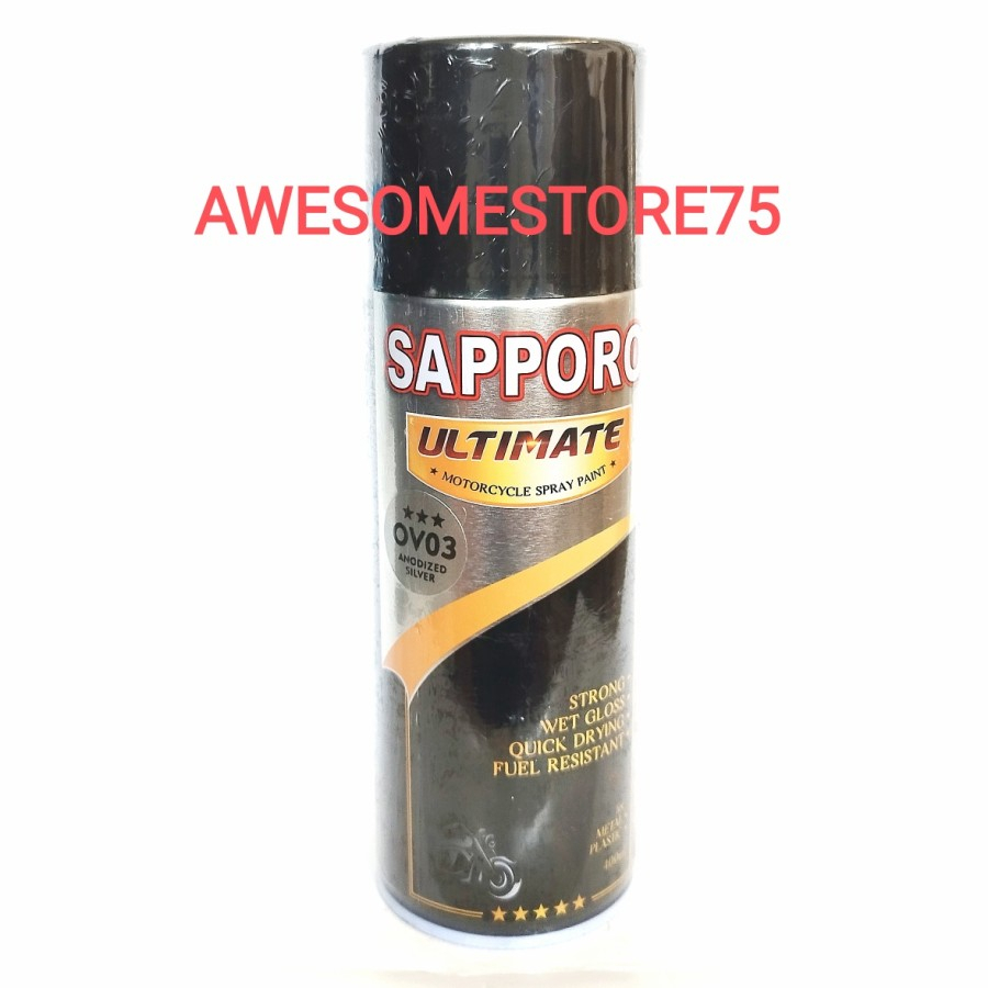 Jual SAPPORO ULTIMATE *** OV03 ANODIZED SILVER Perak Cat Semprot Pylox ...