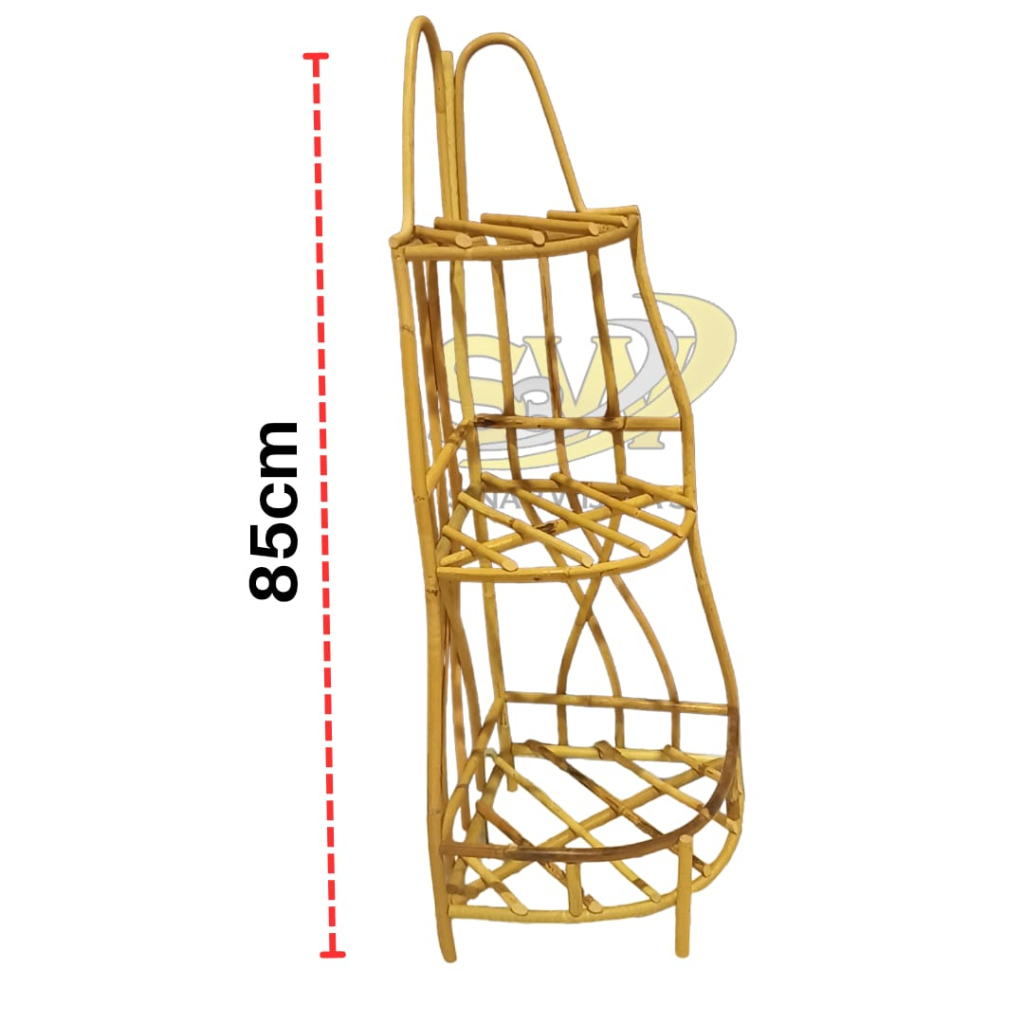 Jual keranjang parcel rotan (besar) susun 3 sudut tinggi 85cm keranjang ...