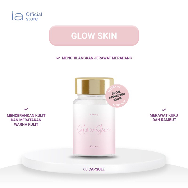 Jual Glow Skin Suplemen Whitening Isi 60 Kapsul Mencerahkan Kulit 10X Lebih Cepat | Shopee Indonesia