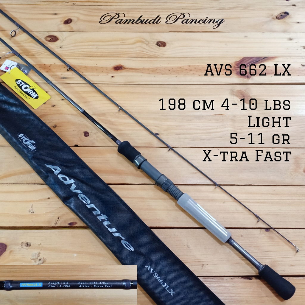 Jual STORM | Joran STORM AVS NEW ADVENTURE Gen 1 Reborn Spinning Rod ...