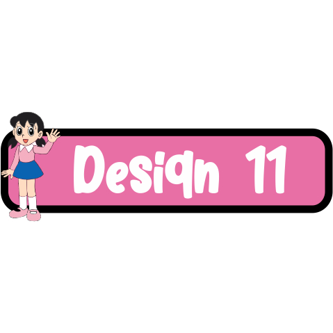 Jual STIKER LABEL NAMA CUSTOM KARAKTER kertas A5 | Shopee Indonesia