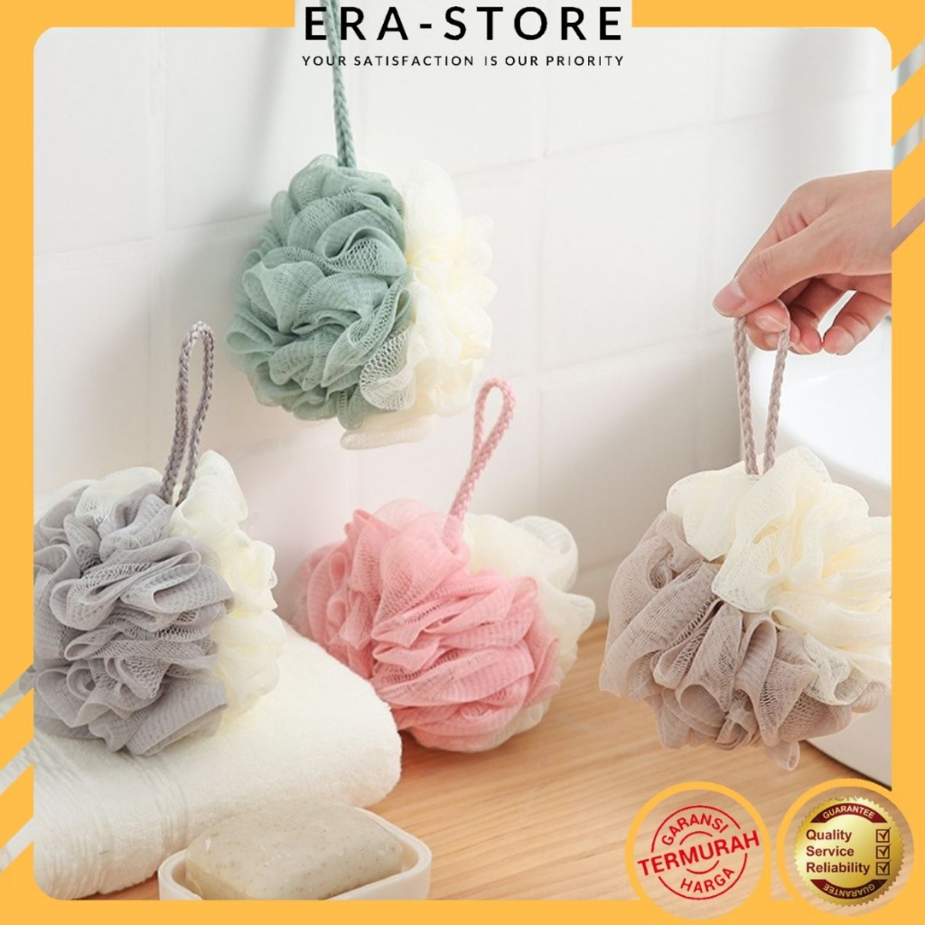 Jual Spons Bath Sponge Beauty Shower Puff / Sponge Jaring Scrubber ...