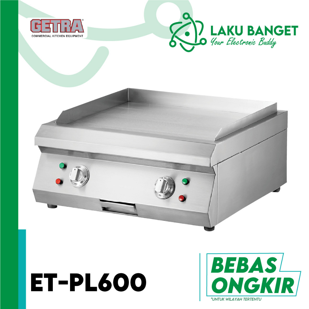 Jual GETRA Counter Top Electric Griddle ET-PL600 / ET PL600 / ETPL600 ...