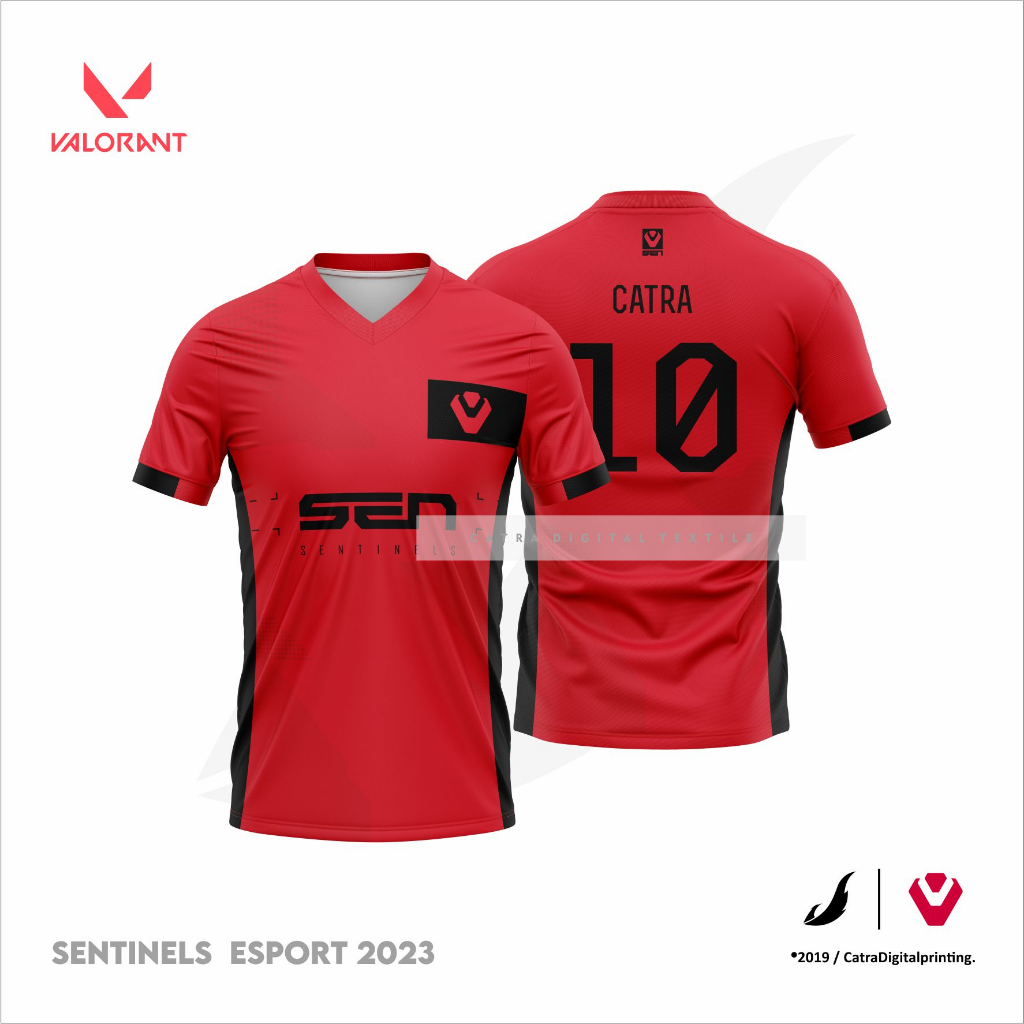 Jual Jersey Sentinels E-sport 2023 (Free Nickname) | Shopee Indonesia