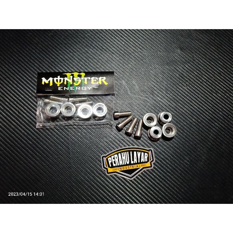 Jual RING+BAUT STAINLESS RING DANBAUT STENLIS BOSTEP MONTER PNP CB650 ...