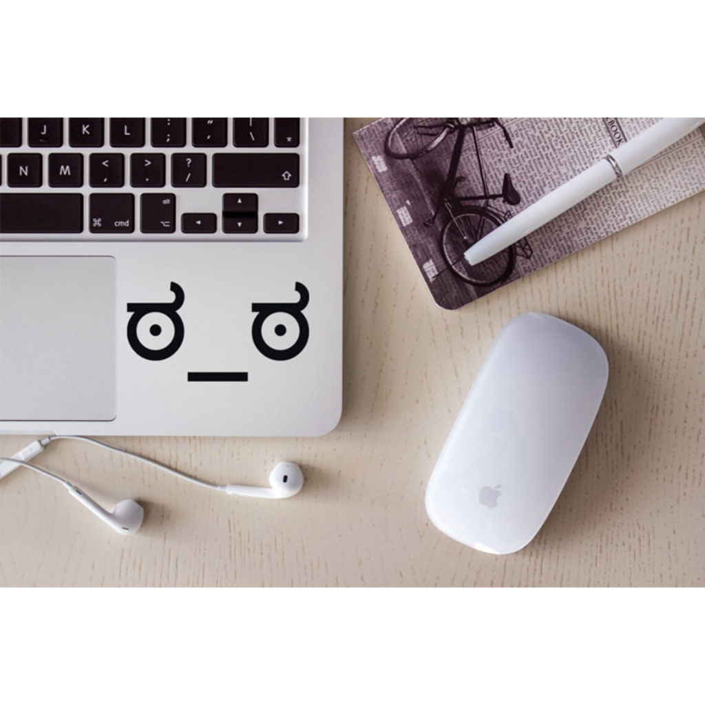 Jual Stiker Serious Disapproving Emoticon Emoji - Laptop Decal Macbook ...