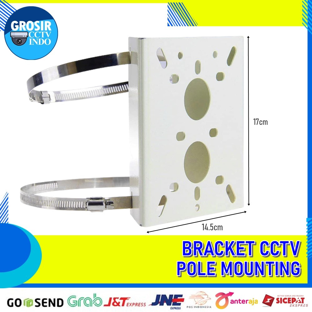 Jual Bracket CCTV Pole Mounting / Bracket Tiang Sedang GCI | Shopee Indonesia