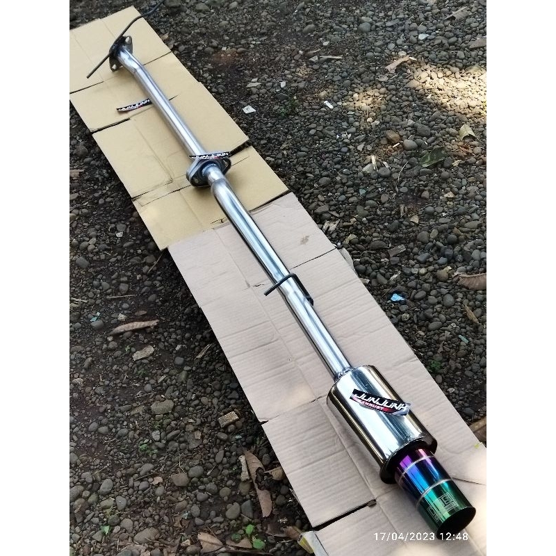 Jual knalpot mobil knalpot pipa mobil bolt on untuk T120ss injeksi ...