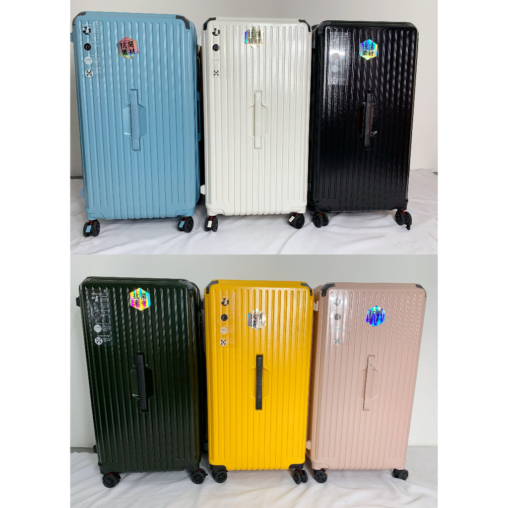Jual koper jumbo big size 32inch trunk TSA lock premium quality frosted ...