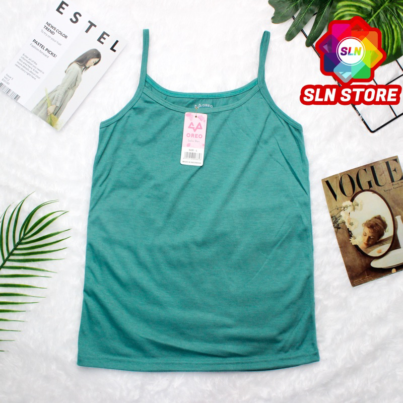 Jual SLN- TANKTOP PREMIUM WANITA / SINGLET TALI KECIL TANGTOP BODYTHIN ...
