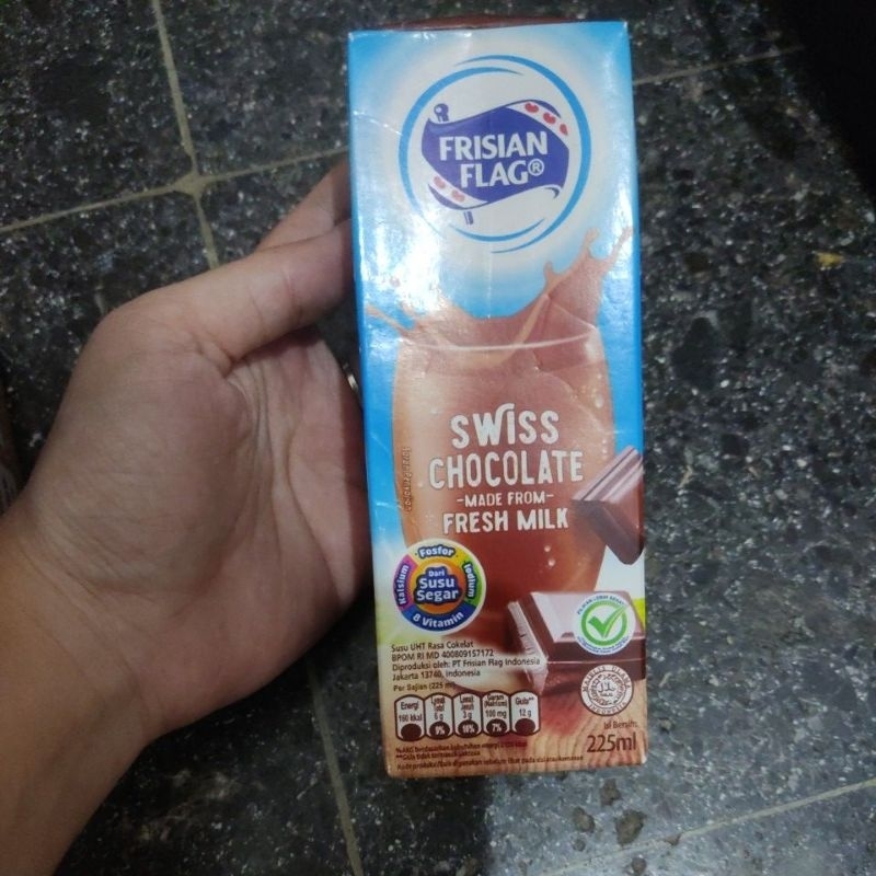Jual Frisian Flag fresh milk swiss chocolate 225ml | Shopee Indonesia